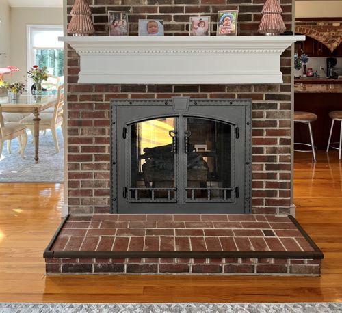 Arched Fireplace Screens and Doors